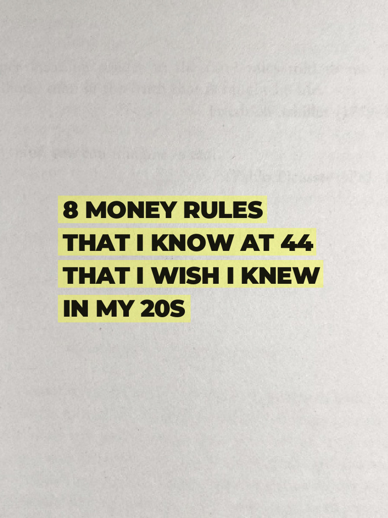 8 Money Rules | PDF