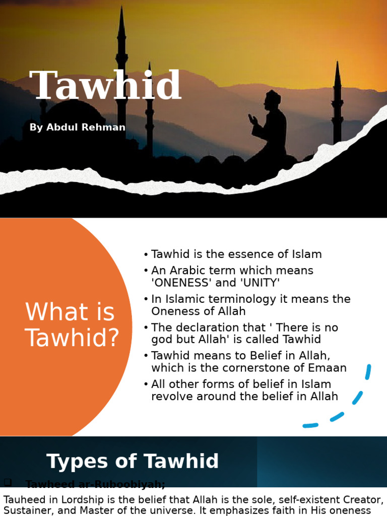 Tawhid by Abdul Rehman10f | PDF | Tawhid | Allah