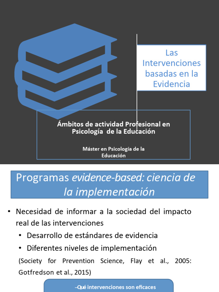 BLOQUE 4. Intervenciones EB | PDF