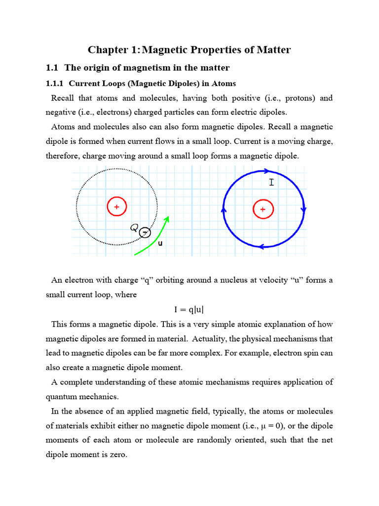 Electro Mag 2 - Chapter 3 New PDF | PDF | Magnetism | Dipole