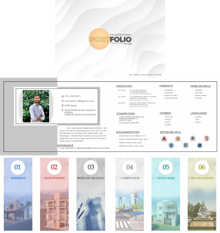 Ar. Nikhil Krushna Nikam (Portfolio) - Compressed | PDF