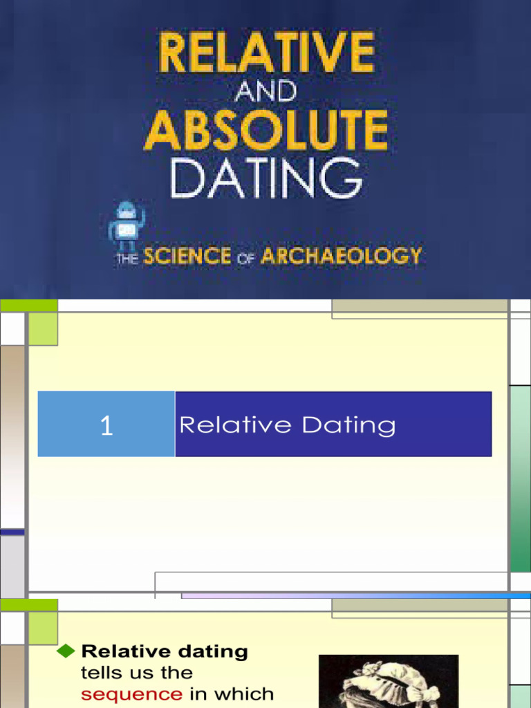 Absolute Dating and Relative Dating | PDF