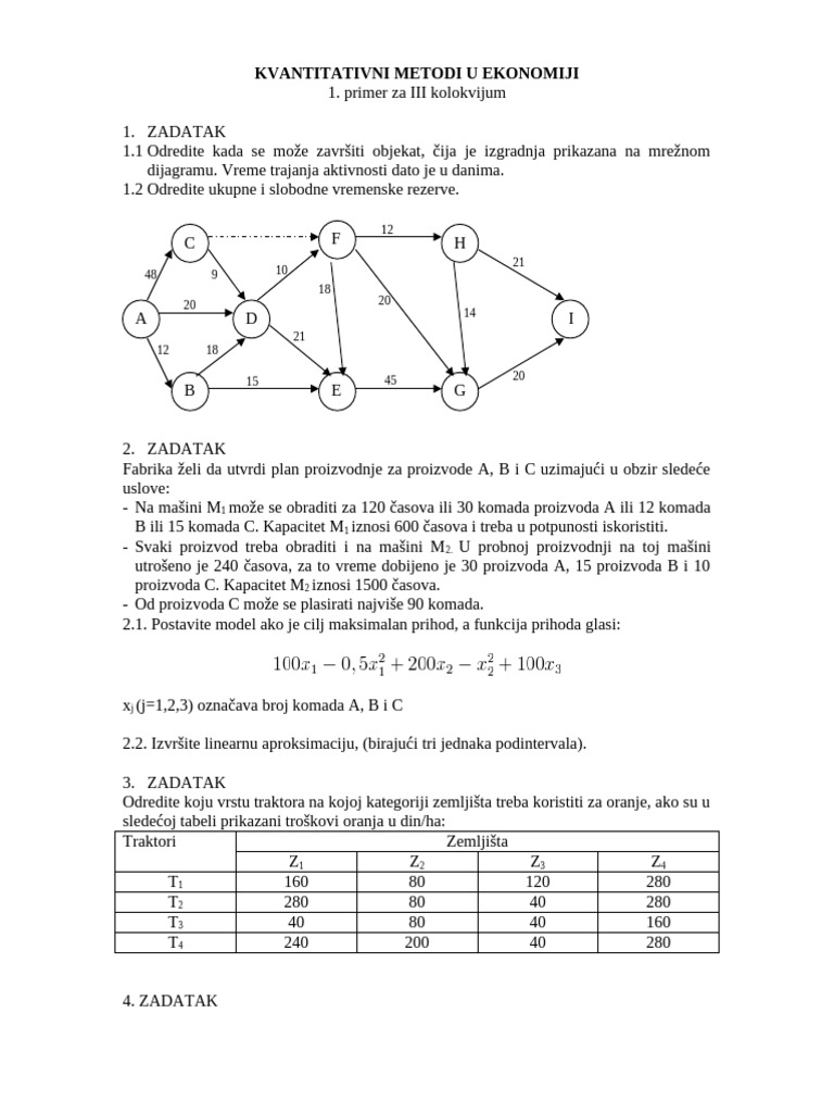 primerI III kolokvijum | PDF