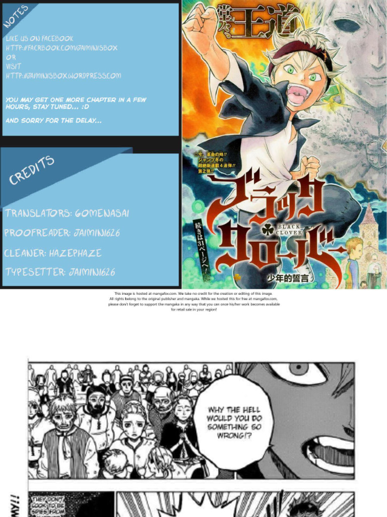 Black Clover - CH 007 @manga - Gallery | PDF