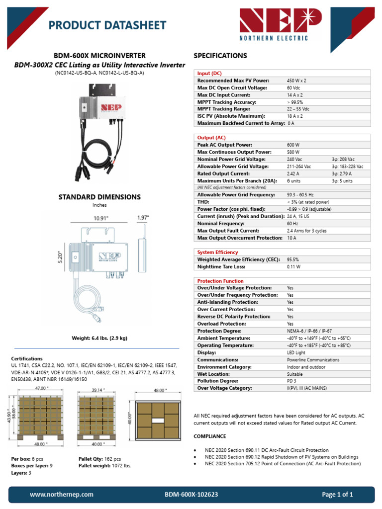 BDM-600X-Datasheet-102623-1 | PDF | Alternating Current | Electronic ...