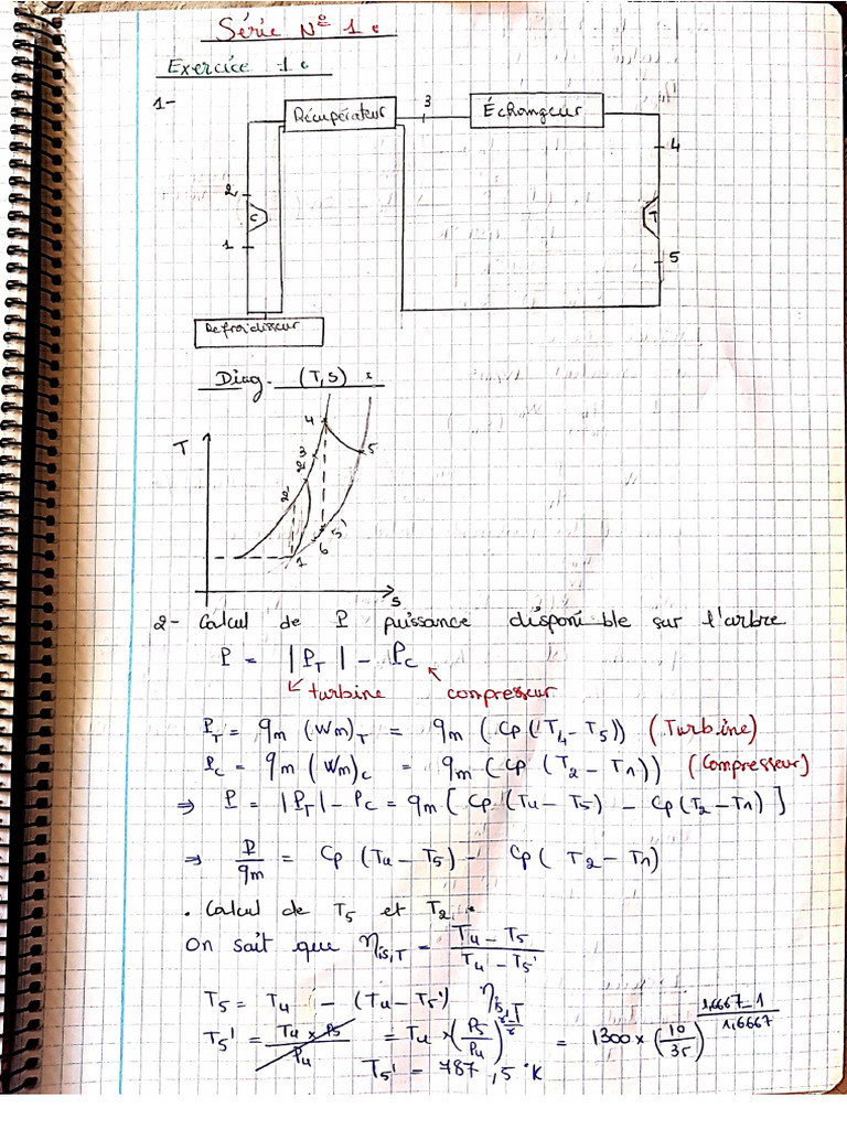 Corr TD2 (By Classmate) Thermique | PDF