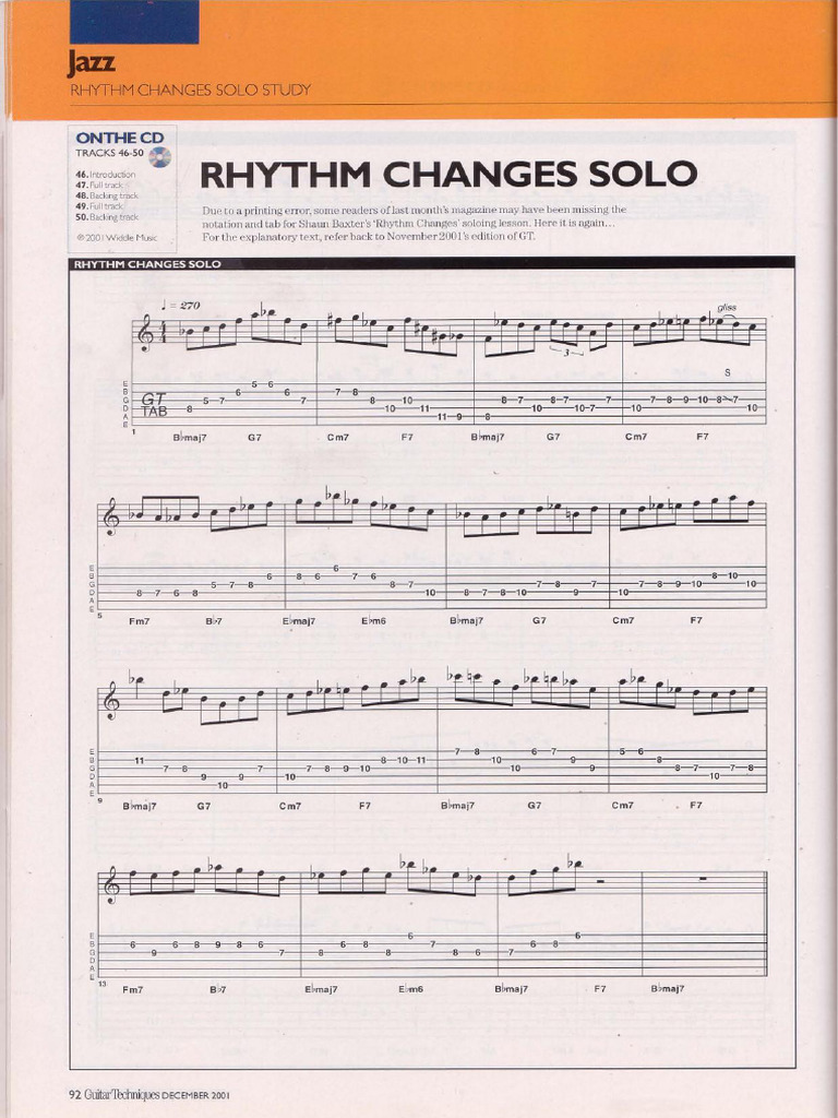 Rhythm Changes Komplet | PDF