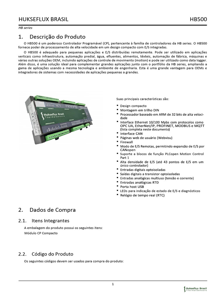 Manual HB500 HBseries Hukseflux Brasil | PDF | USB | Armazenamento de ...