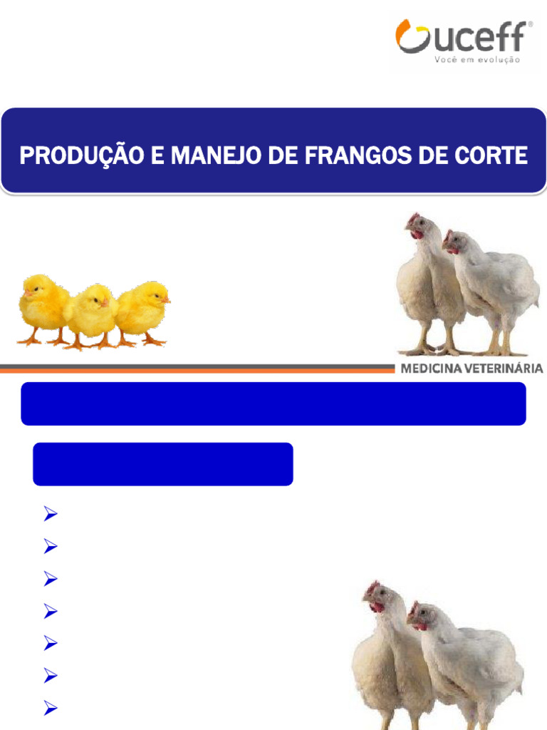 Manejo de Frangos de Corte: Guia Prático | PDF