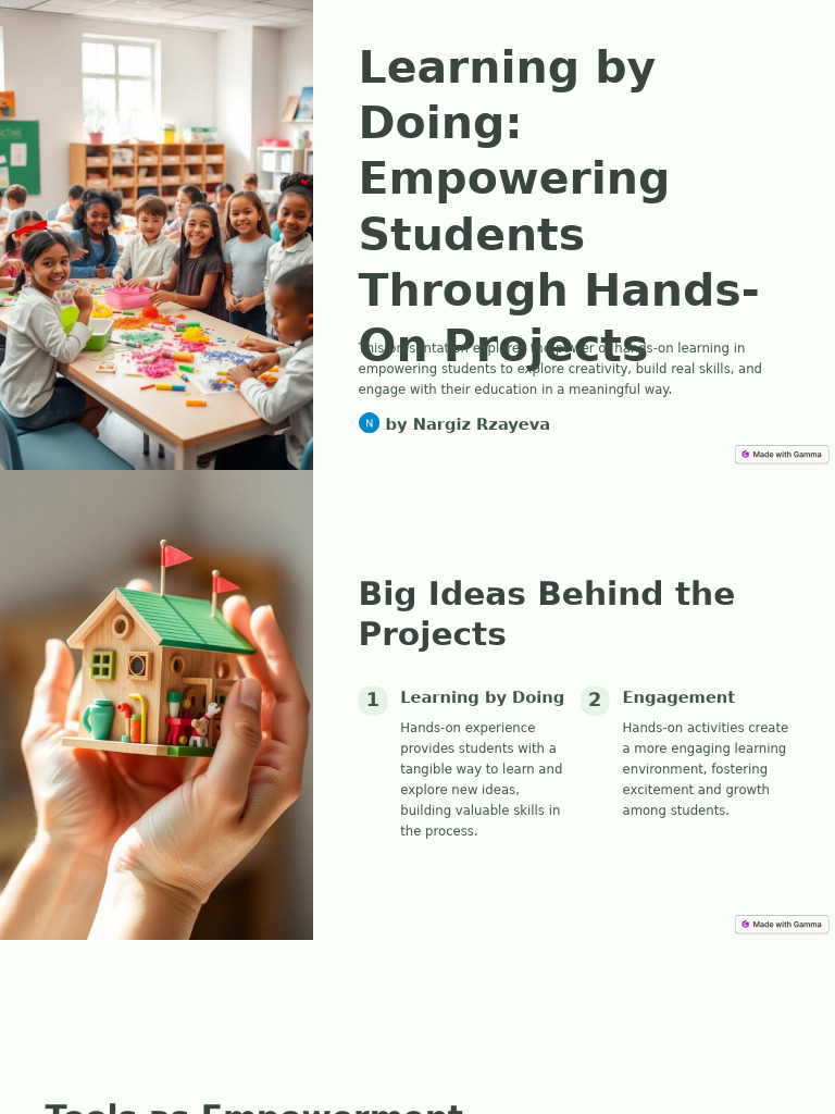 Empowering Students with Hands-On Learning | PDF | Learning | Creativity