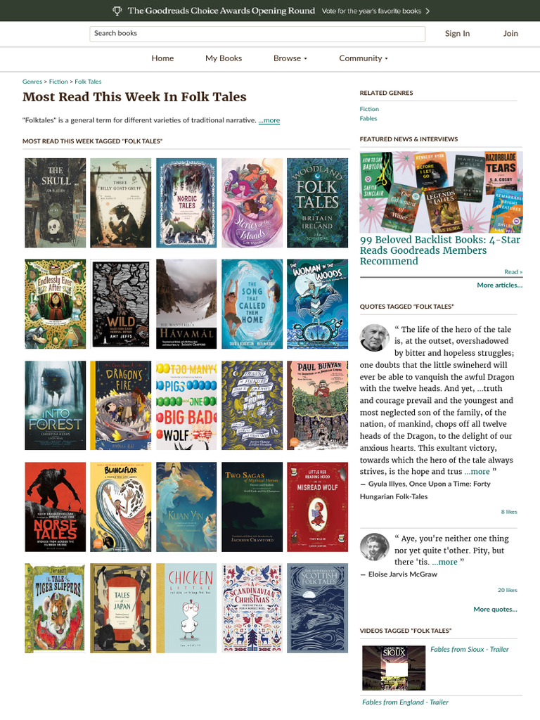 Folk Tales Book List | PDF | Traditional Stories | Folklore