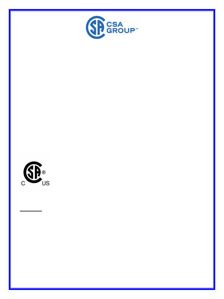 CSA Certificate of Compliance 80086657 | PDF | Electric Heating | Welding