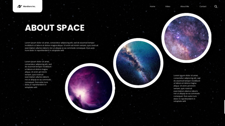 Black White Modern Outer Space Presentation | PDF