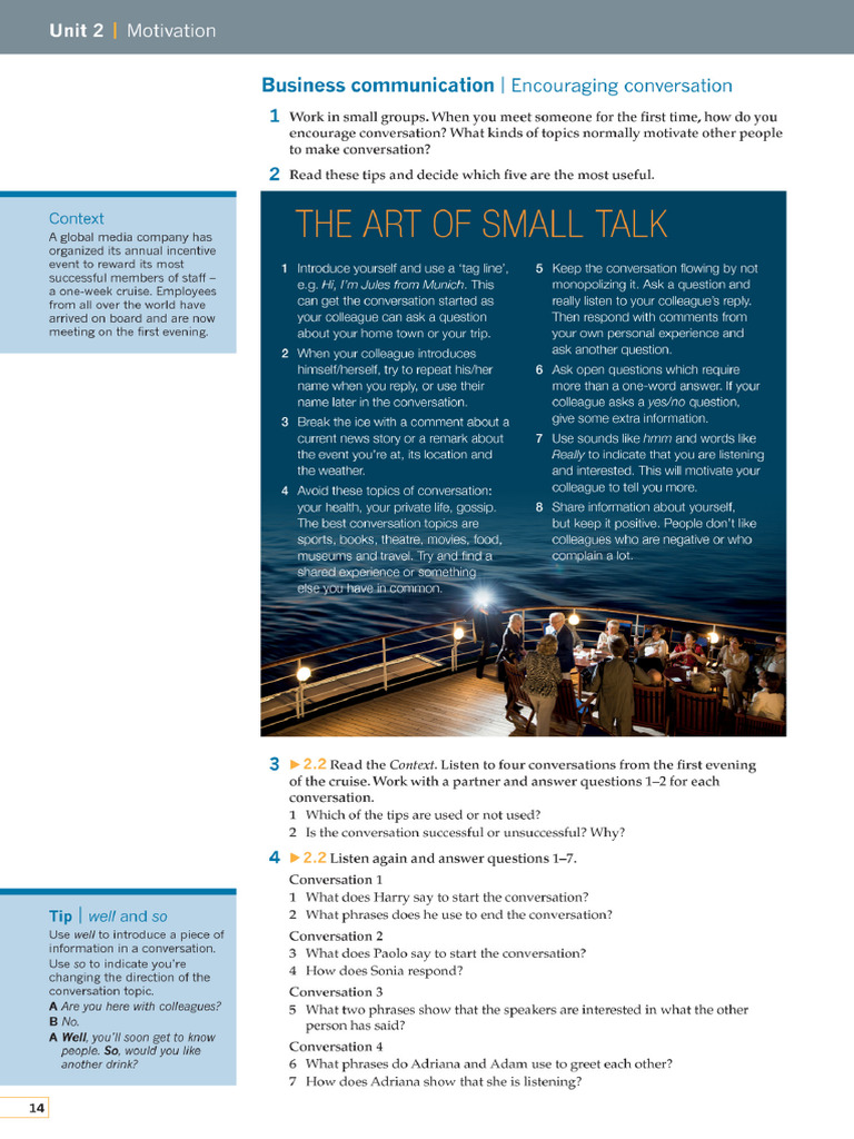Small Talk & Questions | PDF