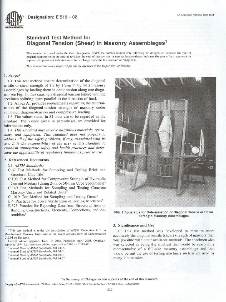 ASTM E-519-02 | PDF