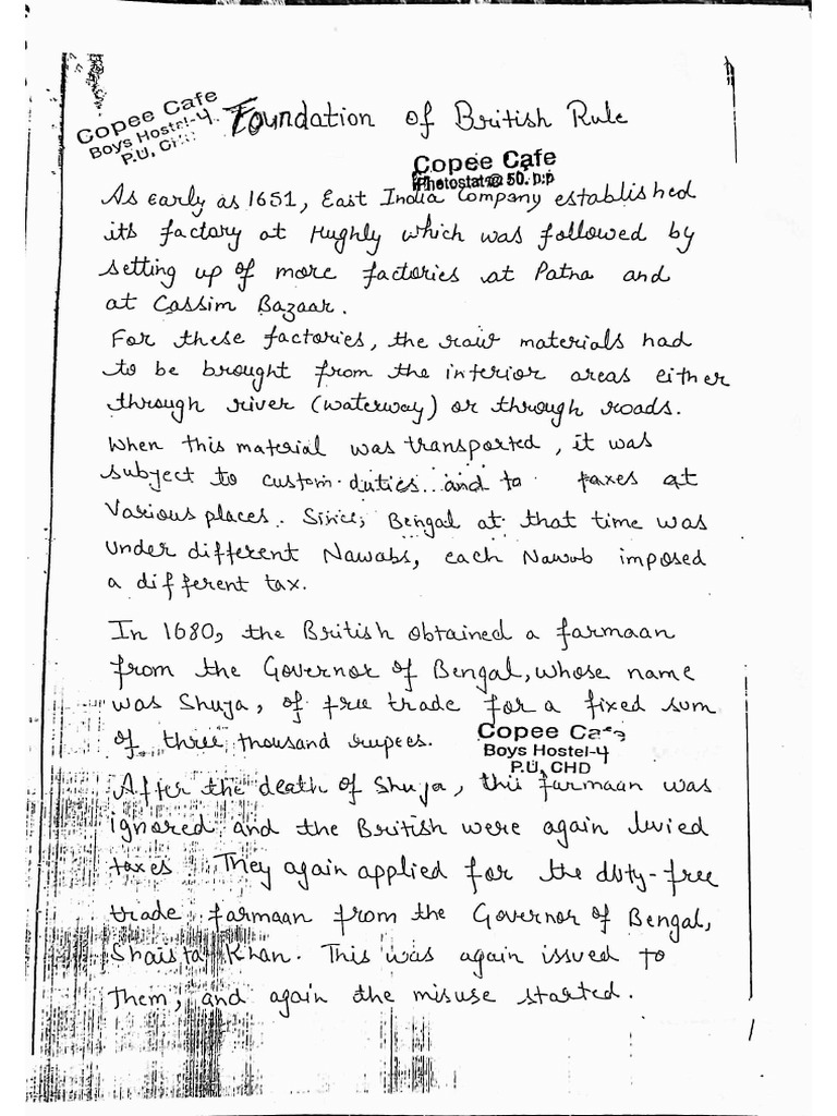 History Notes 3rd Semester | PDF