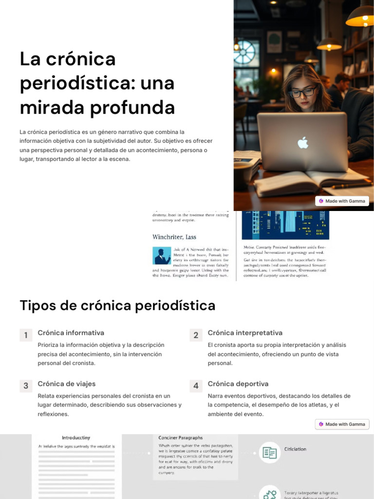 La Cronica Periodistica | PDF | Narración