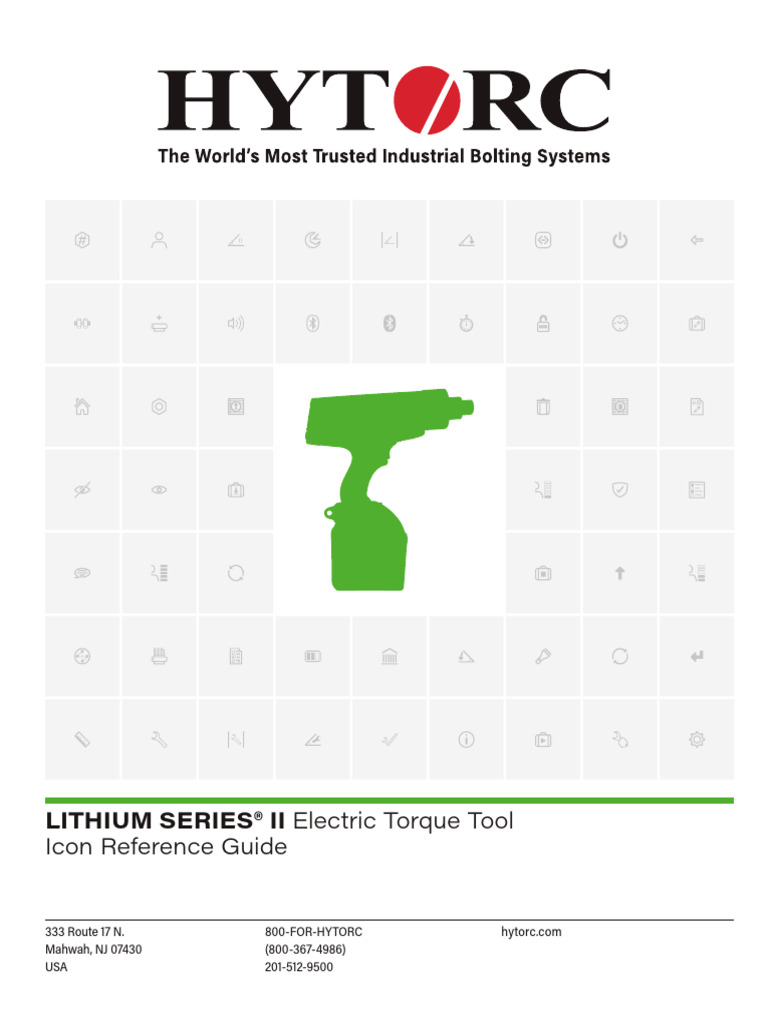 LITHIUM SERIES II-Icon Reference Guide-061220 | PDF | Nut (Hardware ...