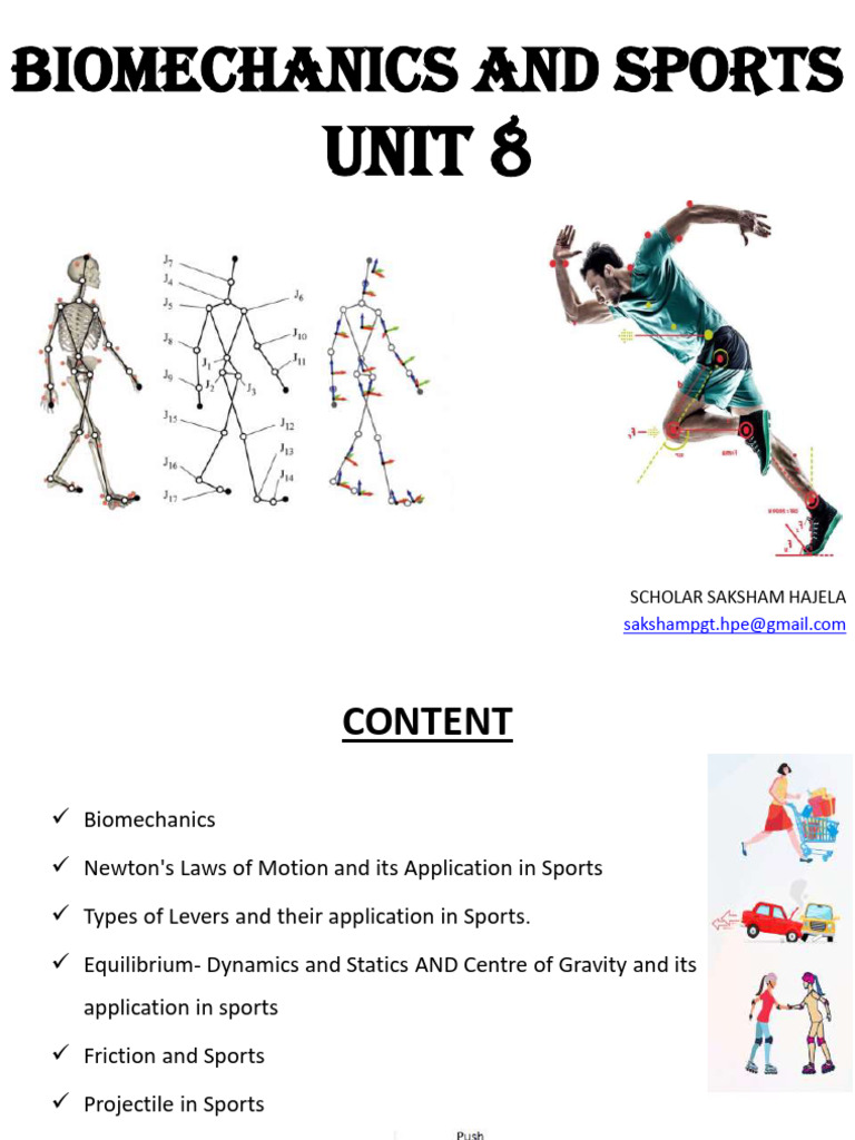 Equilibrium Principles in Sports Biomechanics | PDF | Friction | Lever