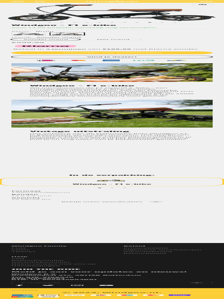 Windgoo - F1 E-Bike | PDF