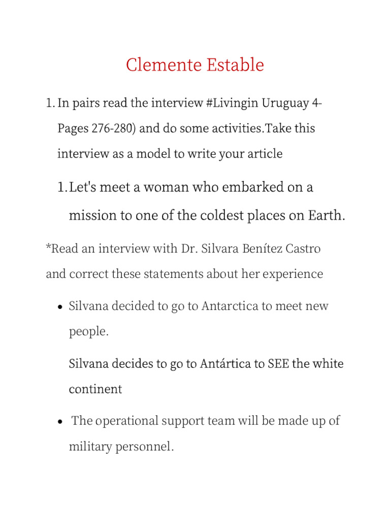 Clemente Estable | PDF