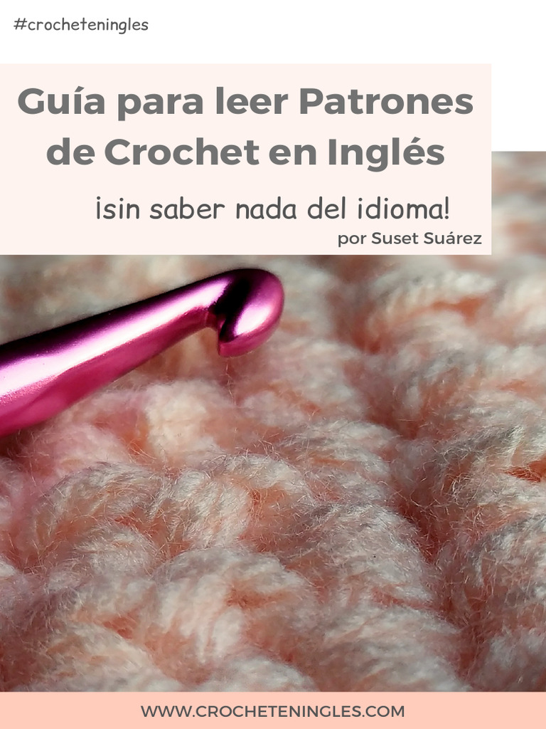 Guía para Leer Patrones de Crochet | PDF | Tejer | Costura