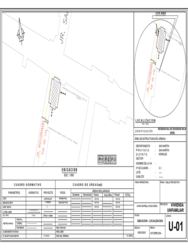 Plano de Ubicación Layout2.PDF m | PDF | Urbanización | Planificación