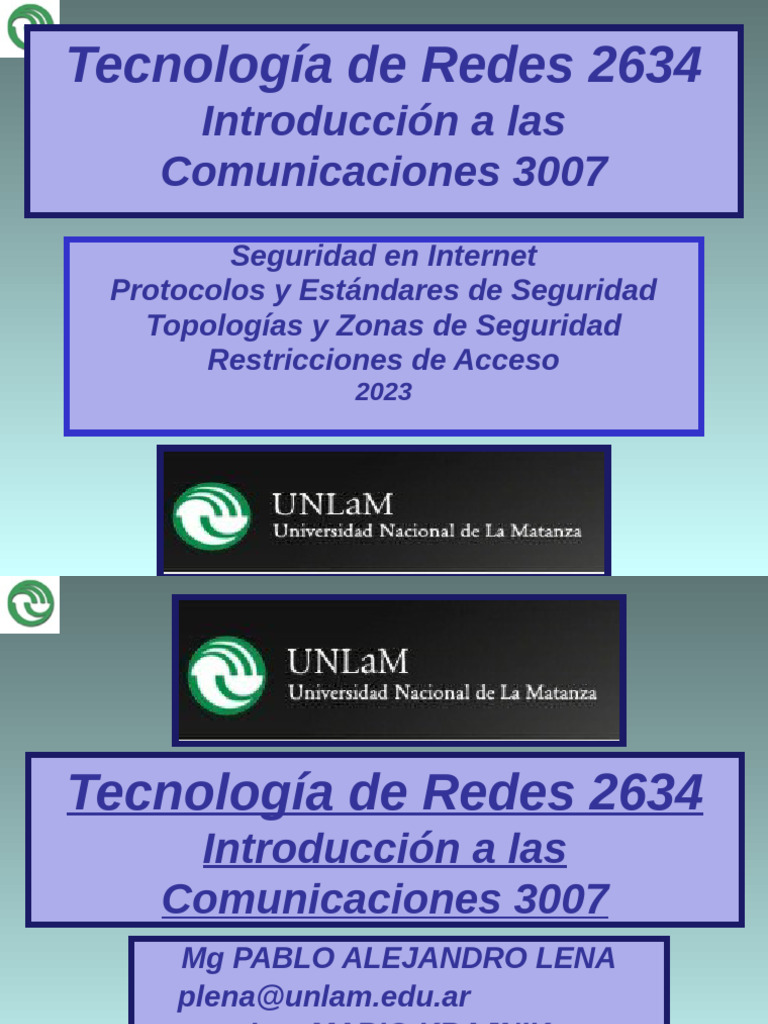 CLASE 11 - 4-1-4-Tecbared-Introcom-25-2023 - 1 | PDF | Transport Layer Security | Protocolos de ...