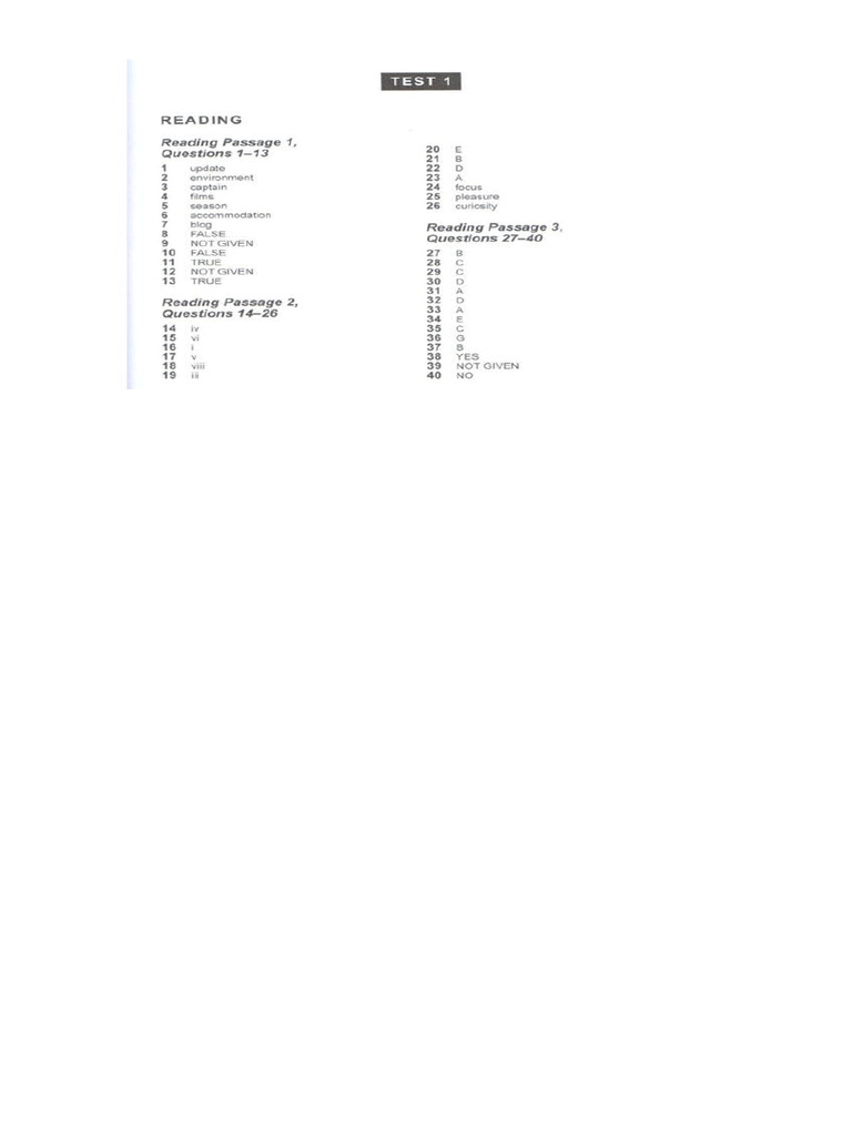 Correction Reading Test 1 | PDF
