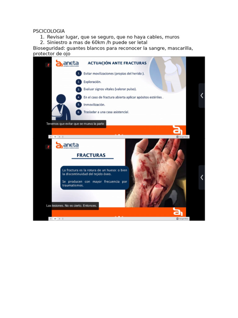 Seguridad y Bioseguridad en Psico. | PDF