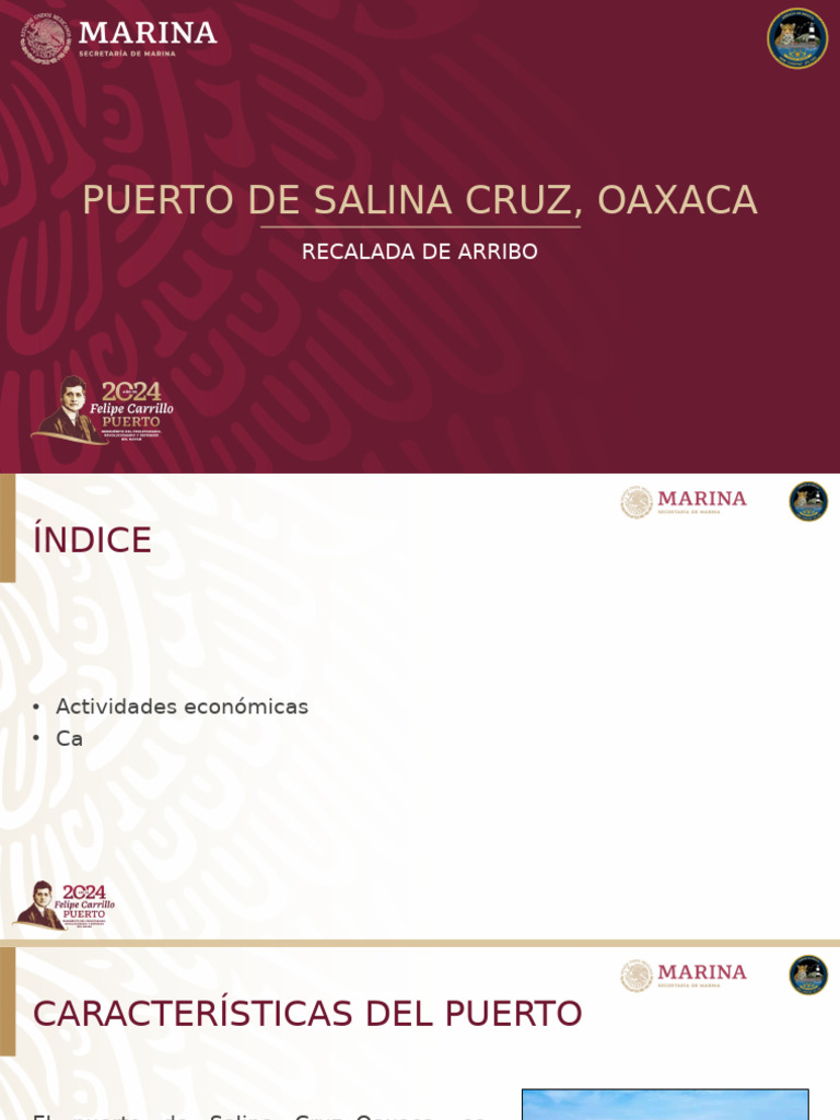 RECALADA SALINA CRUZ | PDF