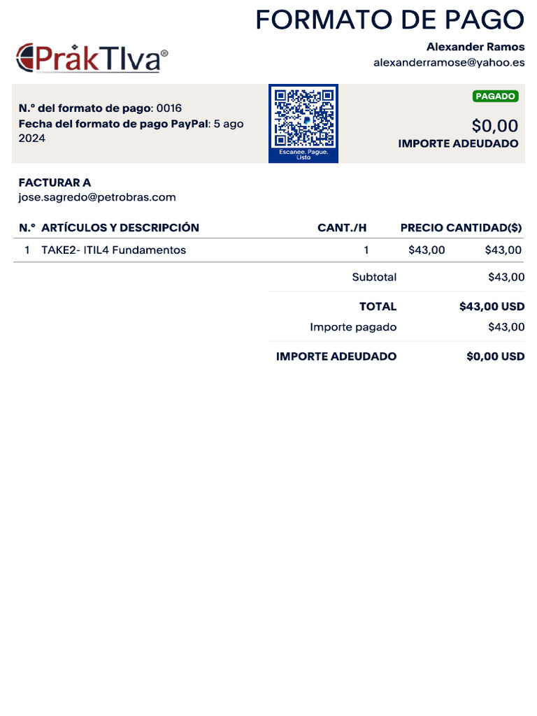 Invoice - 0016 | PDF