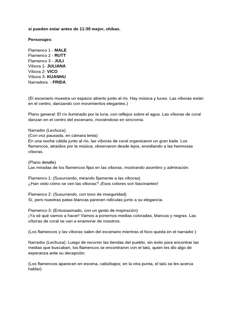 Las Medias de Los Flamencos. | PDF