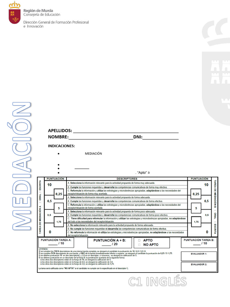 Mediación en Inglés C1: Desarrollo Sostenible | PDF | Sustentabilidad | Desarrollo sostenible