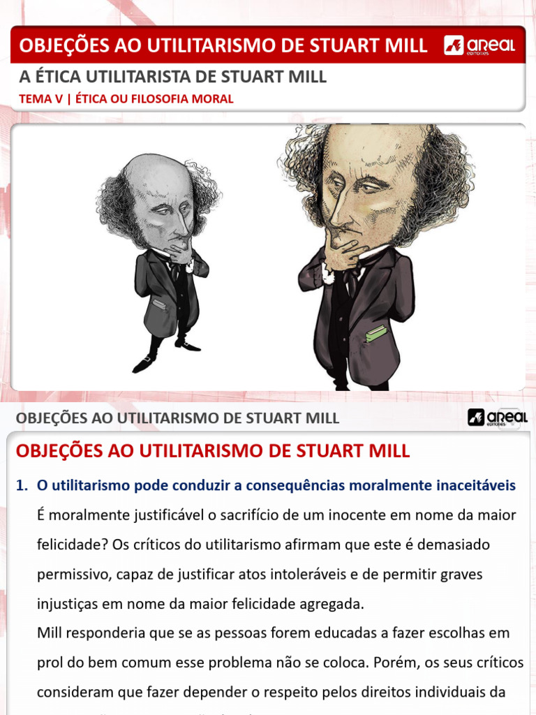 Críticas ao Utilitarismo de Stuart Mill | PDF | Utilitarismo | John Stuart Mill