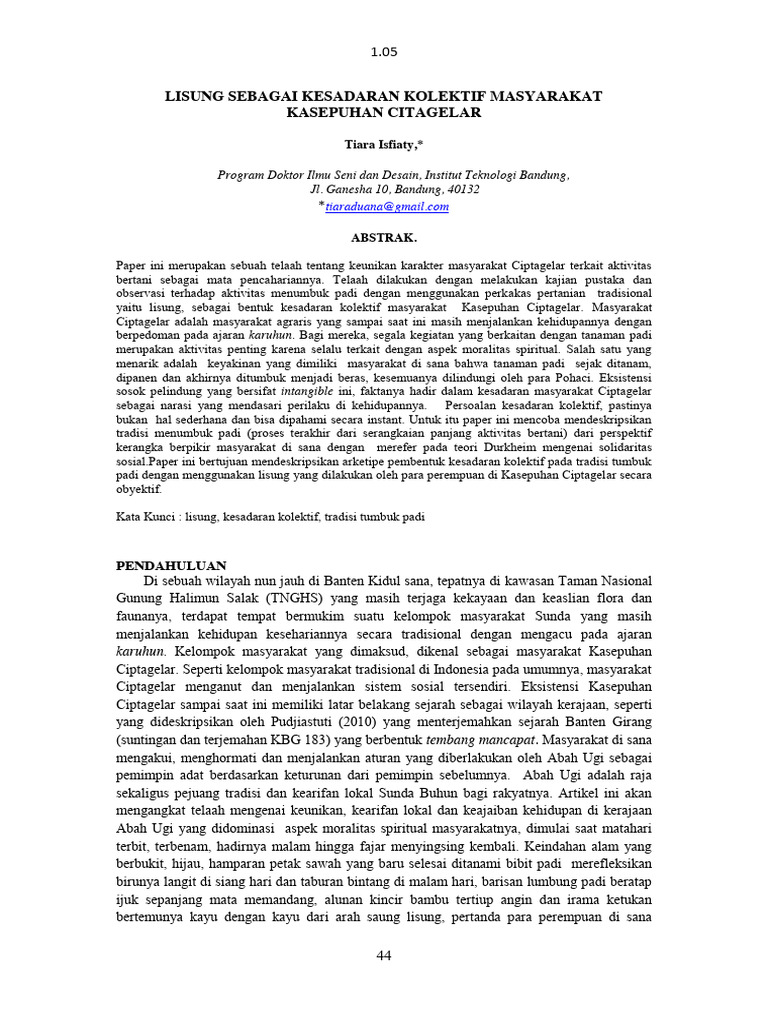 SNDS18 06 Lisung-Sebagai-Kesadaran TI | PDF