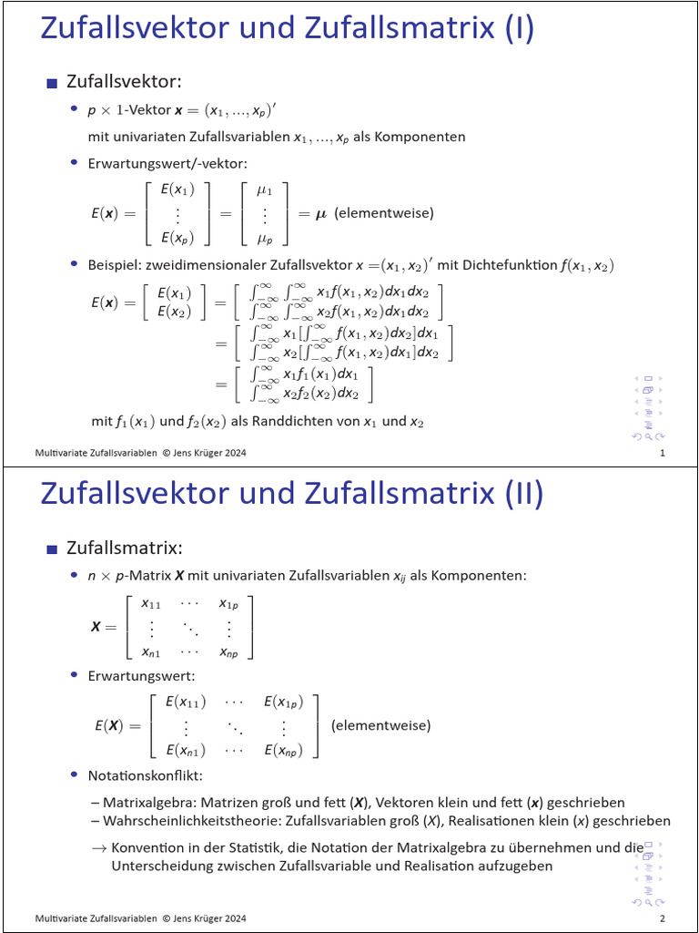 EWF 2 - Multivariante Zufallsvariablen | PDF