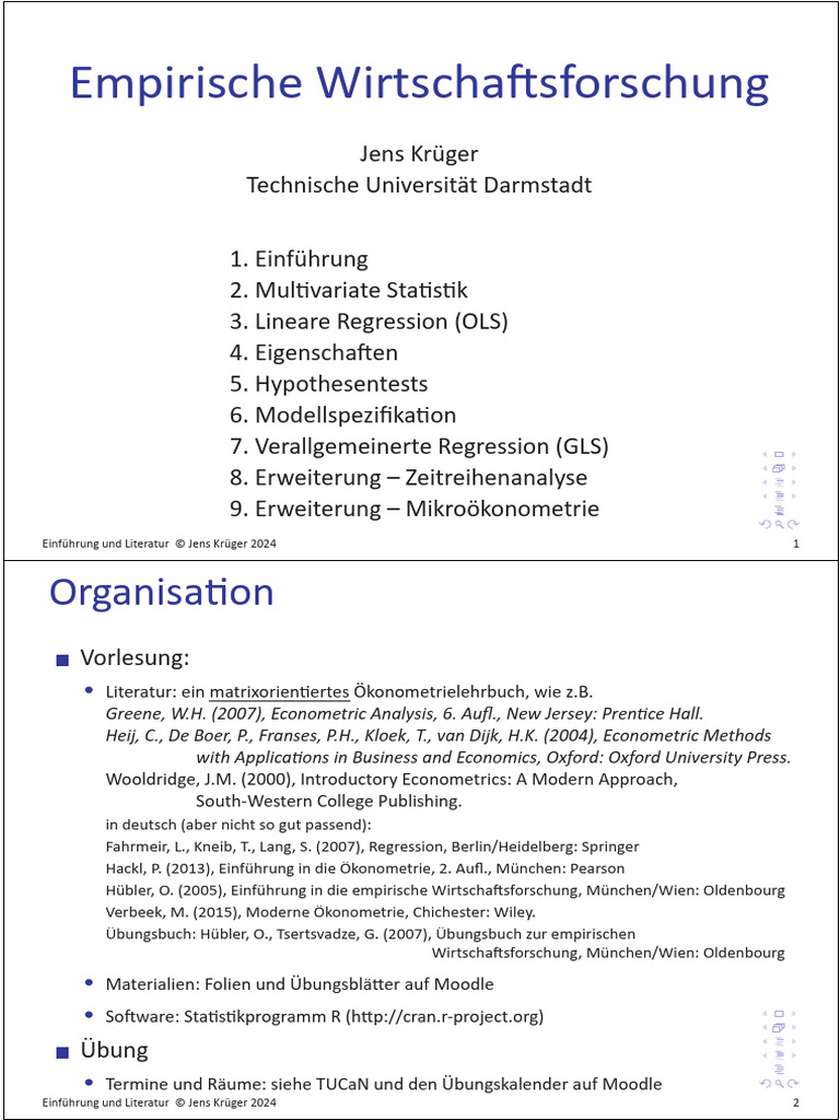 EWF 0 - Gliederung-Einführung-Literatur | PDF