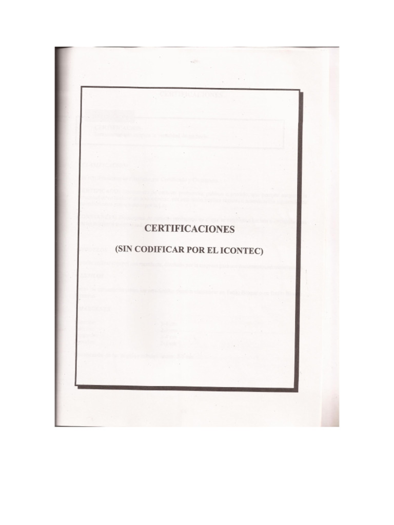 Certificados y Contancias | PDF