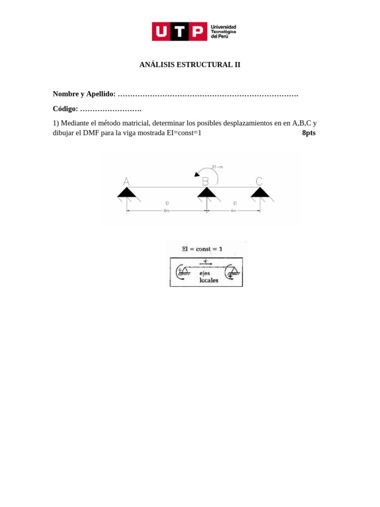 PC_ANALISIS_ESTRUCTURAL II | PDF
