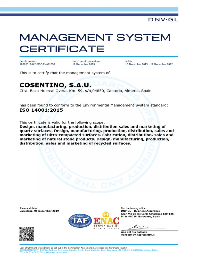 Iso 140012015 en | PDF