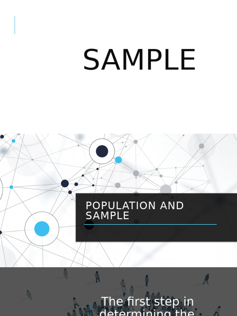 Population and Sample - EDIT | PDF | Sampling (Statistics) | Sample ...