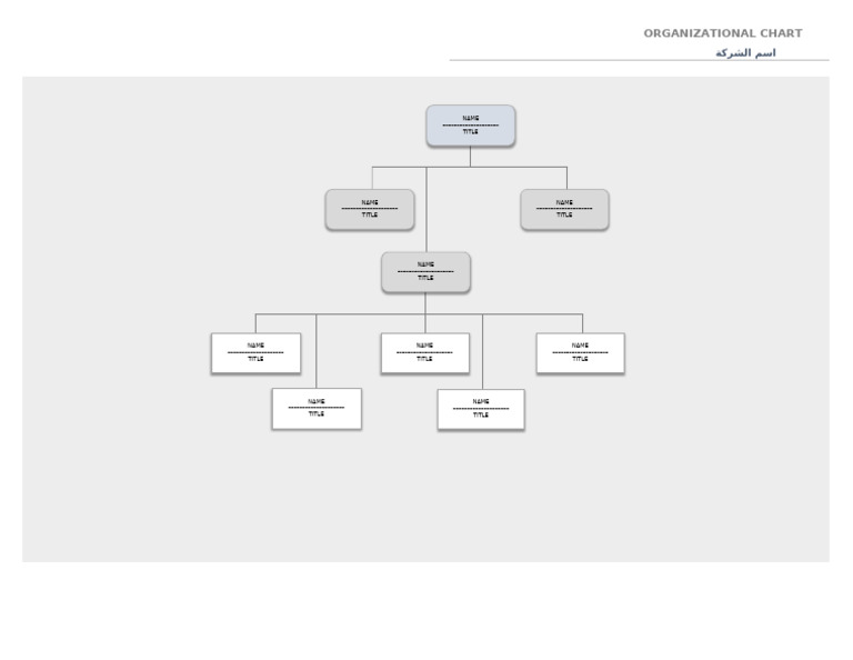 Organizational Chart Template | PDF