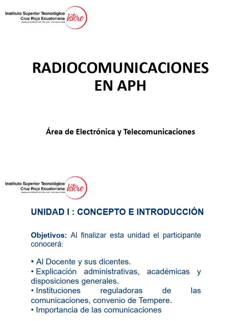 Diapositivas Radiocomunicaciones | PDF | Antena (Radio) | Hertz