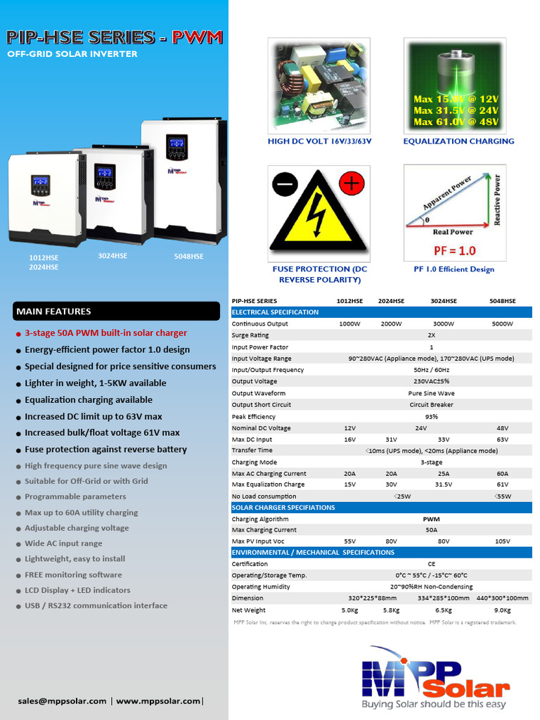 PIP-HSE_MSE(PF1.0) | PDF | Electrical Equipment | Manufactured Goods