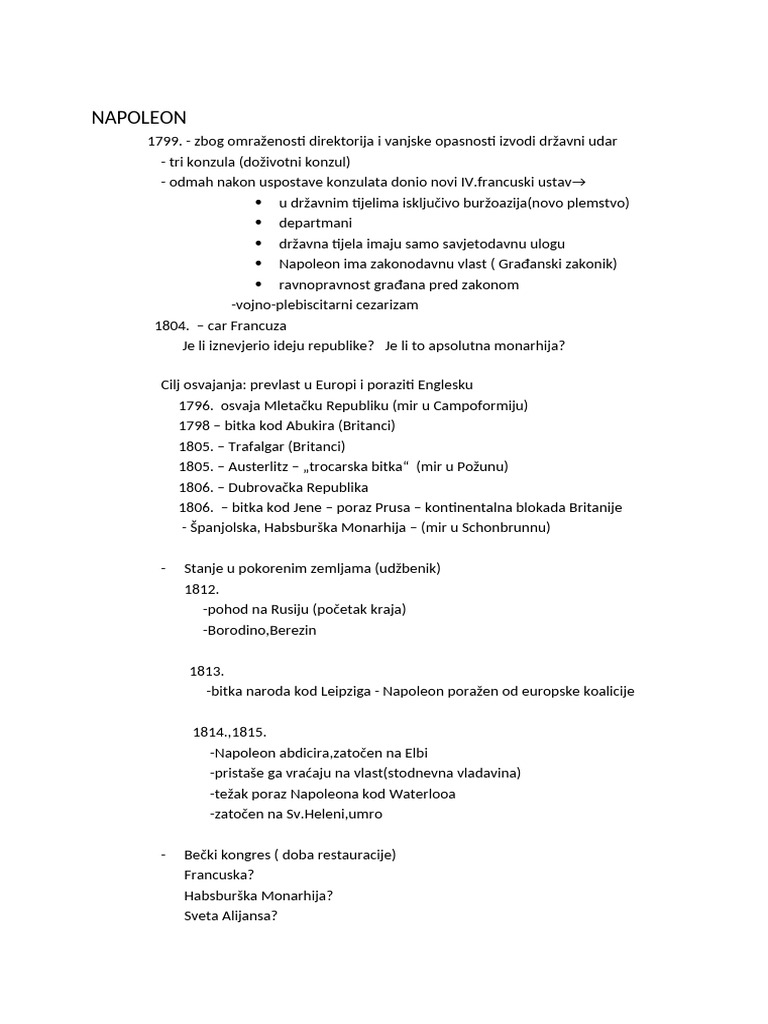 NAPOLEON | PDF