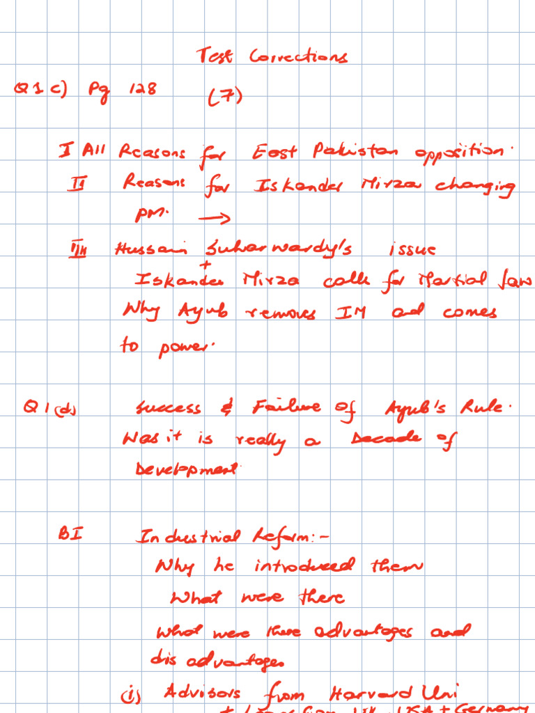 Chapter 12 Test Paper Marking Scheme | PDF | Pakistan | Government Of ...