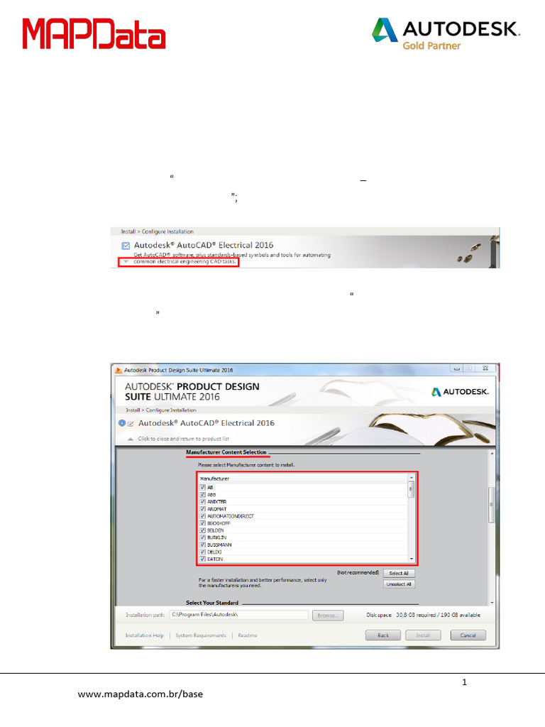 Instalando AutoCAD Electrical | PDF
