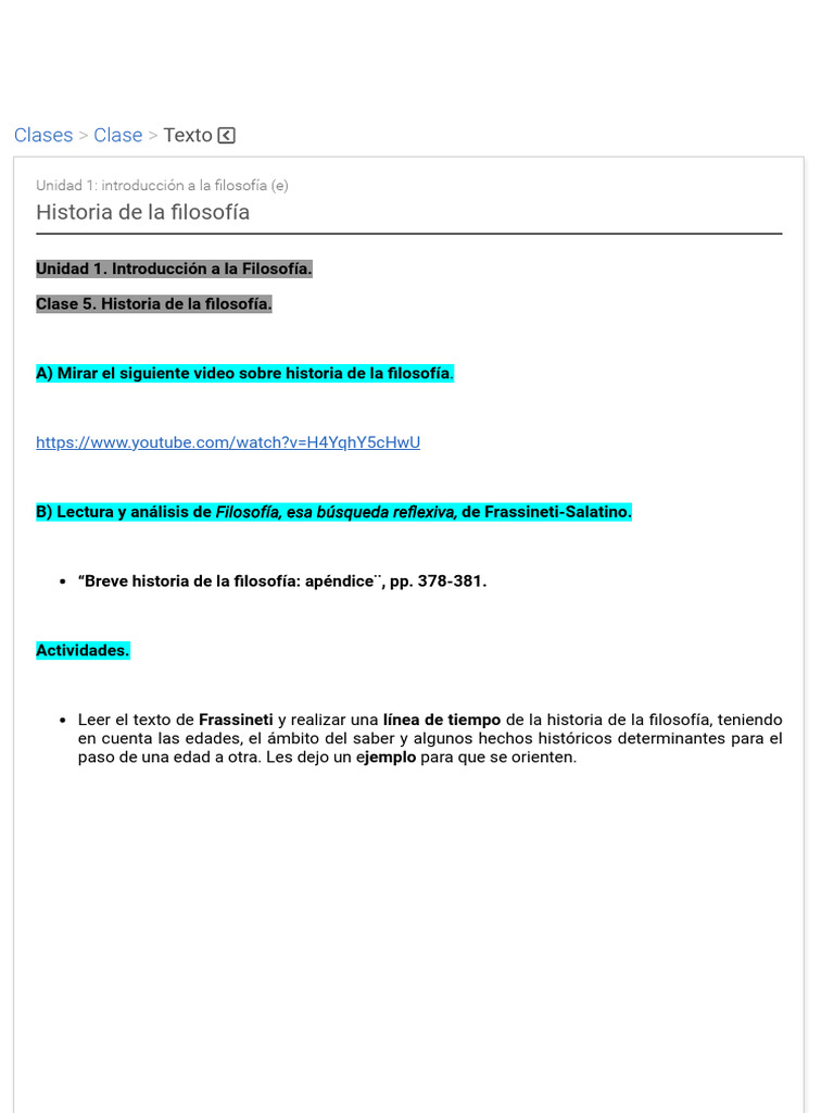 Historia de La Filosofia - Clase5 | PDF