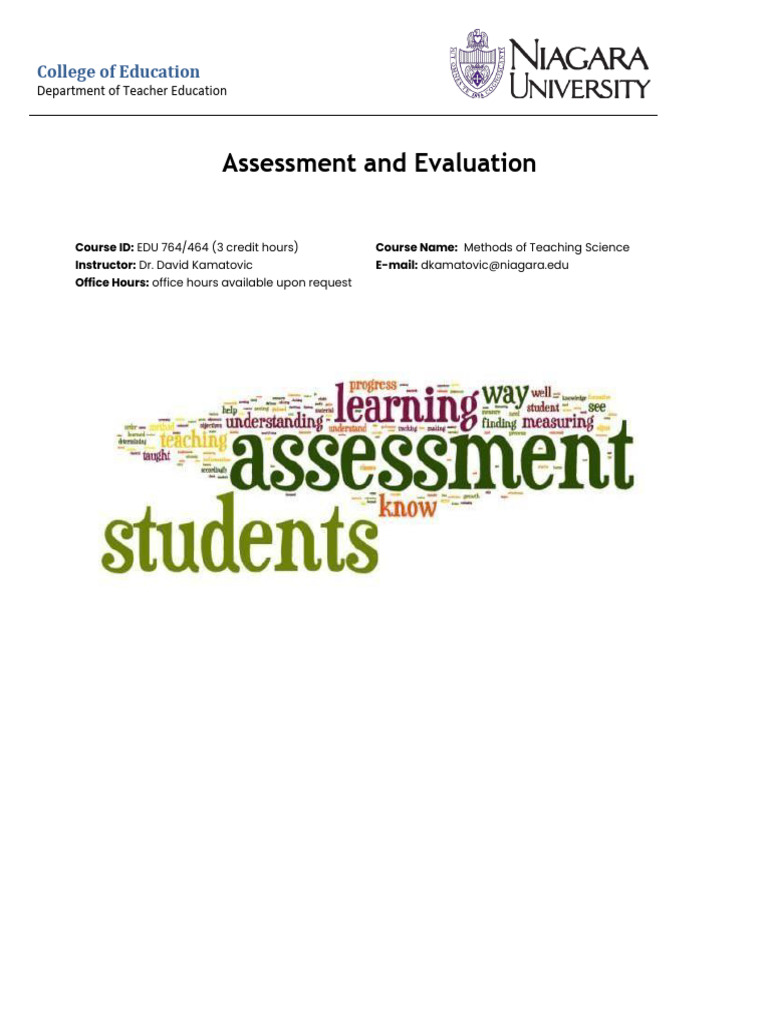 NU Assessment Fall 2024 | PDF | Differentiated Instruction | Learning